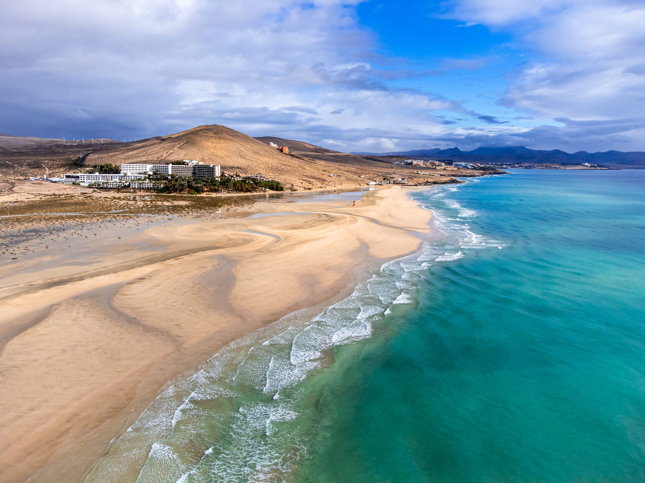 Playa de Sotavento - Fuerteventura - Kamperowym Szlakiem